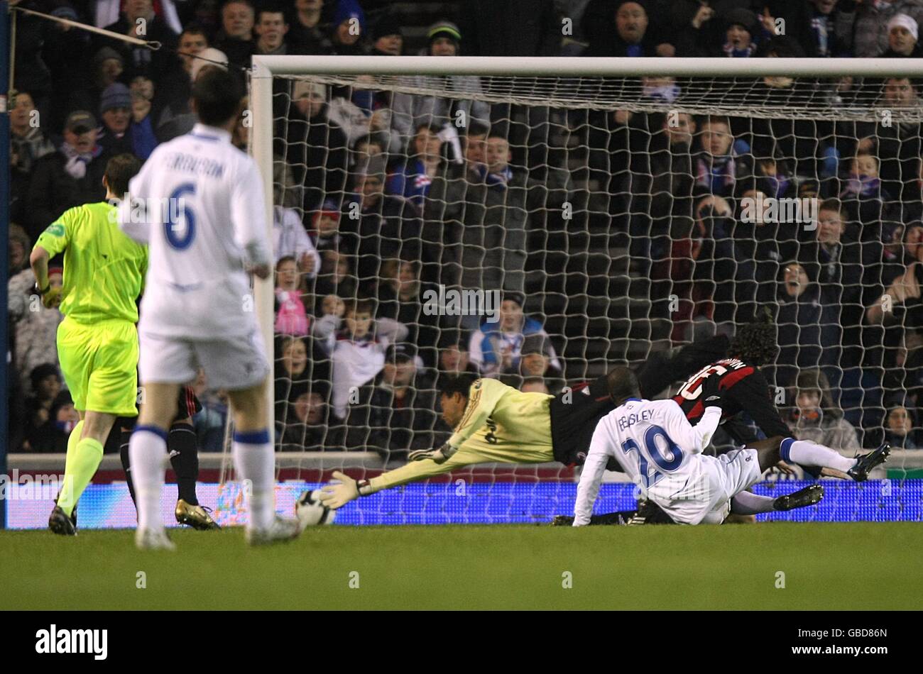 Rangers' DaMarcus Beasley (number 20) scores his sides first goal of ...