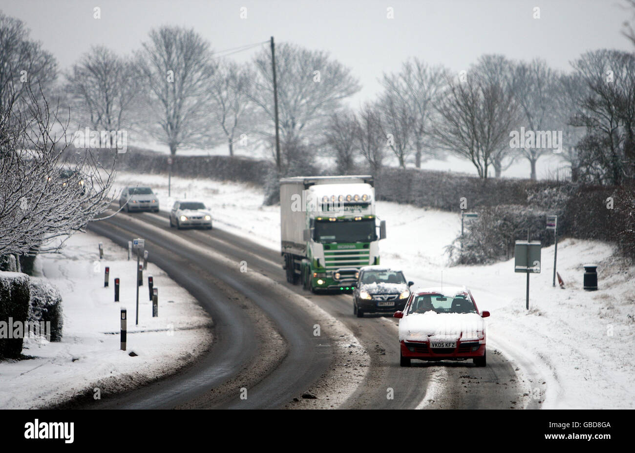 Traffic on the worcester to pershore road hi-res stock photography and ...