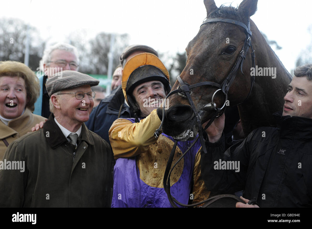 Jockey Ruby Walsh celebrates after winning the Toshiba Irish Champion ...