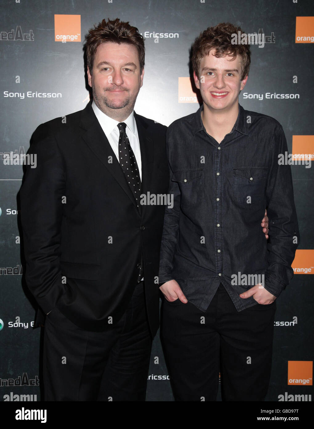 Head of A&M Records Simon Gavin (Left) with Tommy Reilly (Right), aged ...