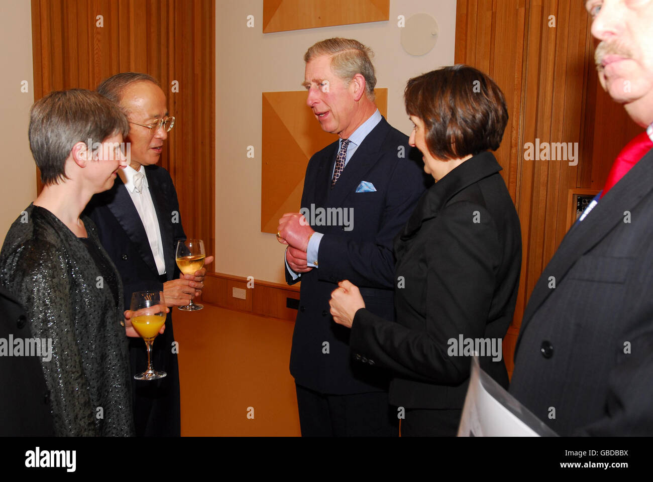 Prince of Wales visits Hoddinott Hall Stock Photo - Alamy