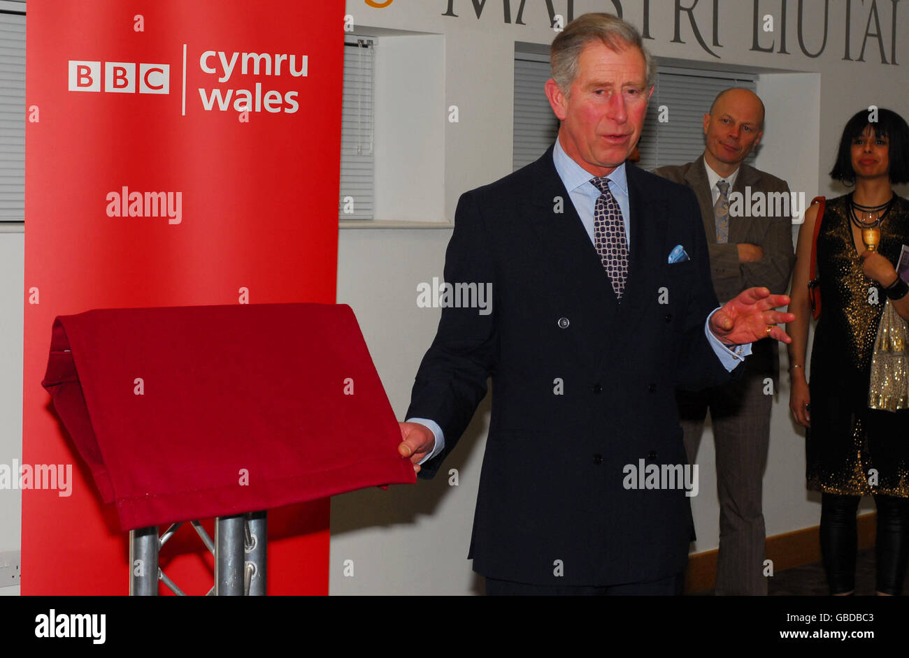 Prince of Wales visits Hoddinott Hall Stock Photo - Alamy