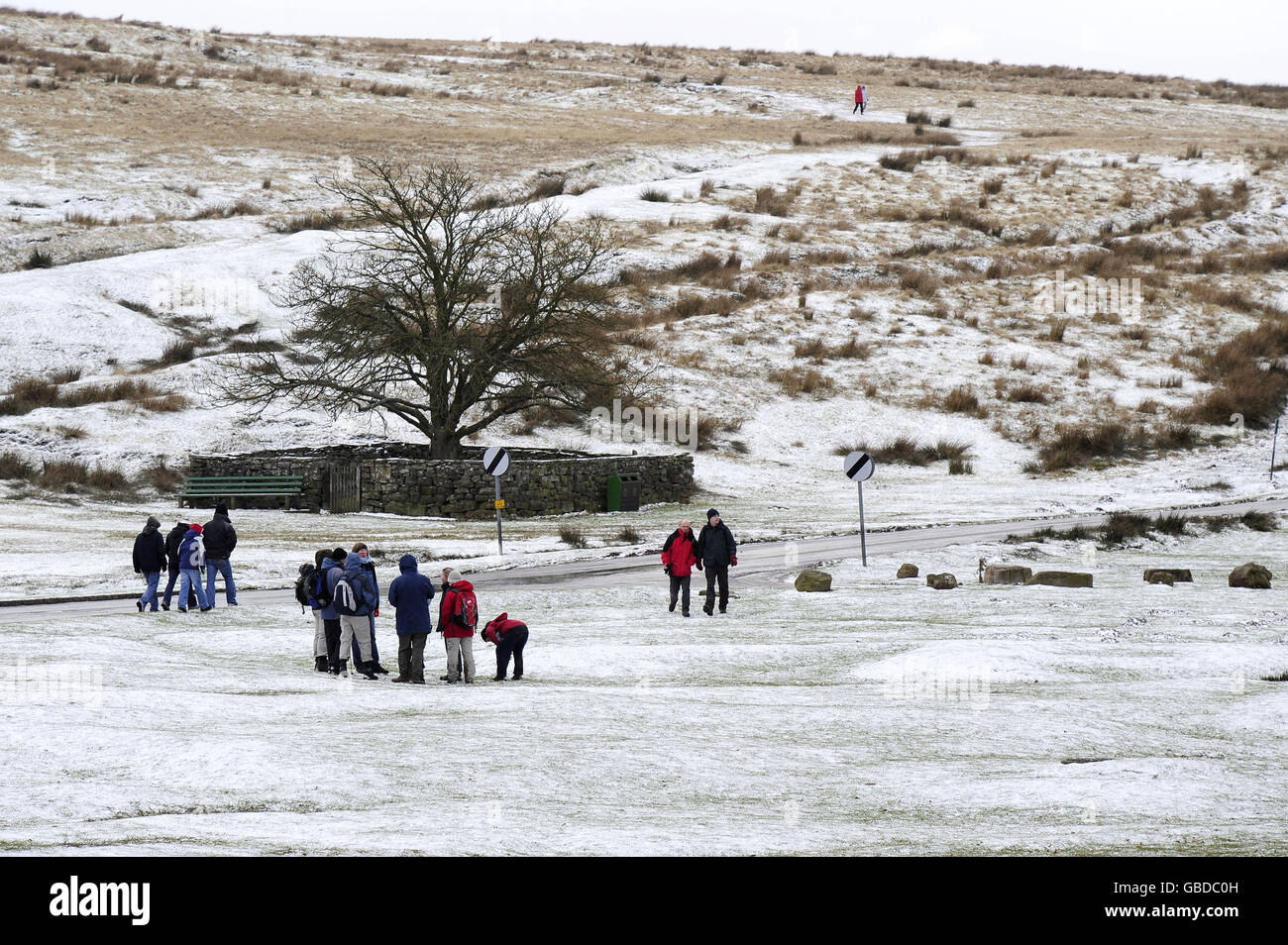 North york moors winter walker hi-res stock photography and images - Alamy