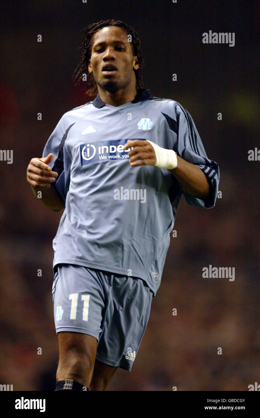 Soccer - UEFA Cup - Fourth Round - First Leg - Liverpool v Olympique ...