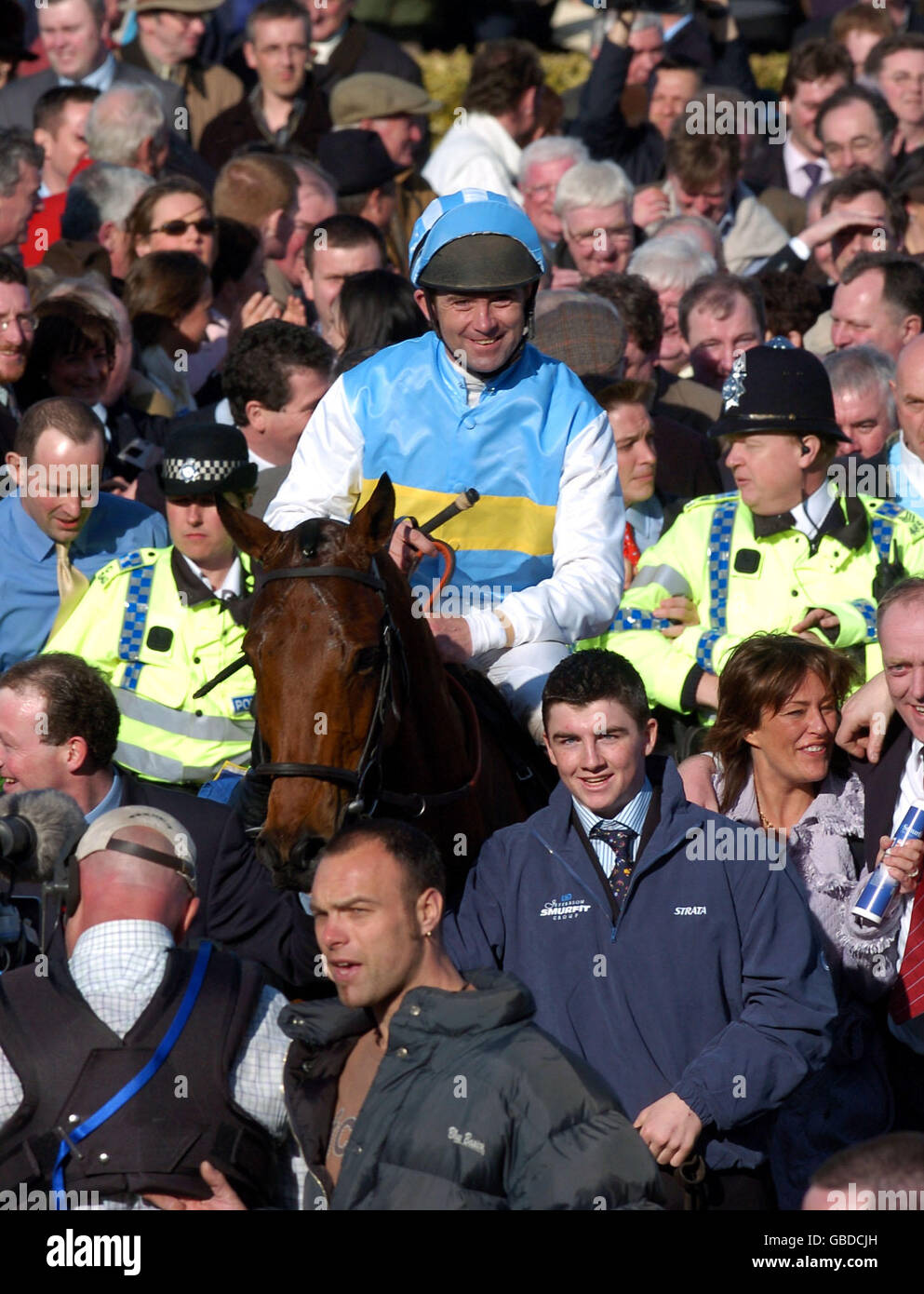 Horse Racing - Cheltenham Festival. Conor O'Dwyer on Hardy Eustace ...