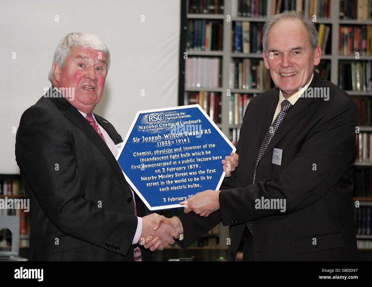 Professor Jim Feast, left, of Durham University and Immediate Past ...