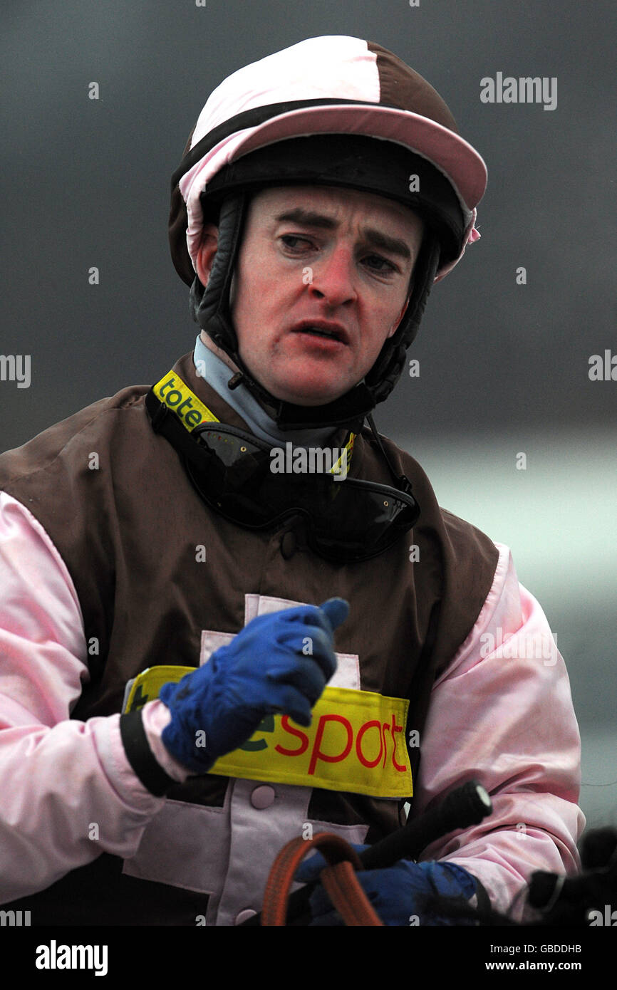 Horse Racing - Wolverhampton Racecourse. Graham Gibbons, jockey Stock ...