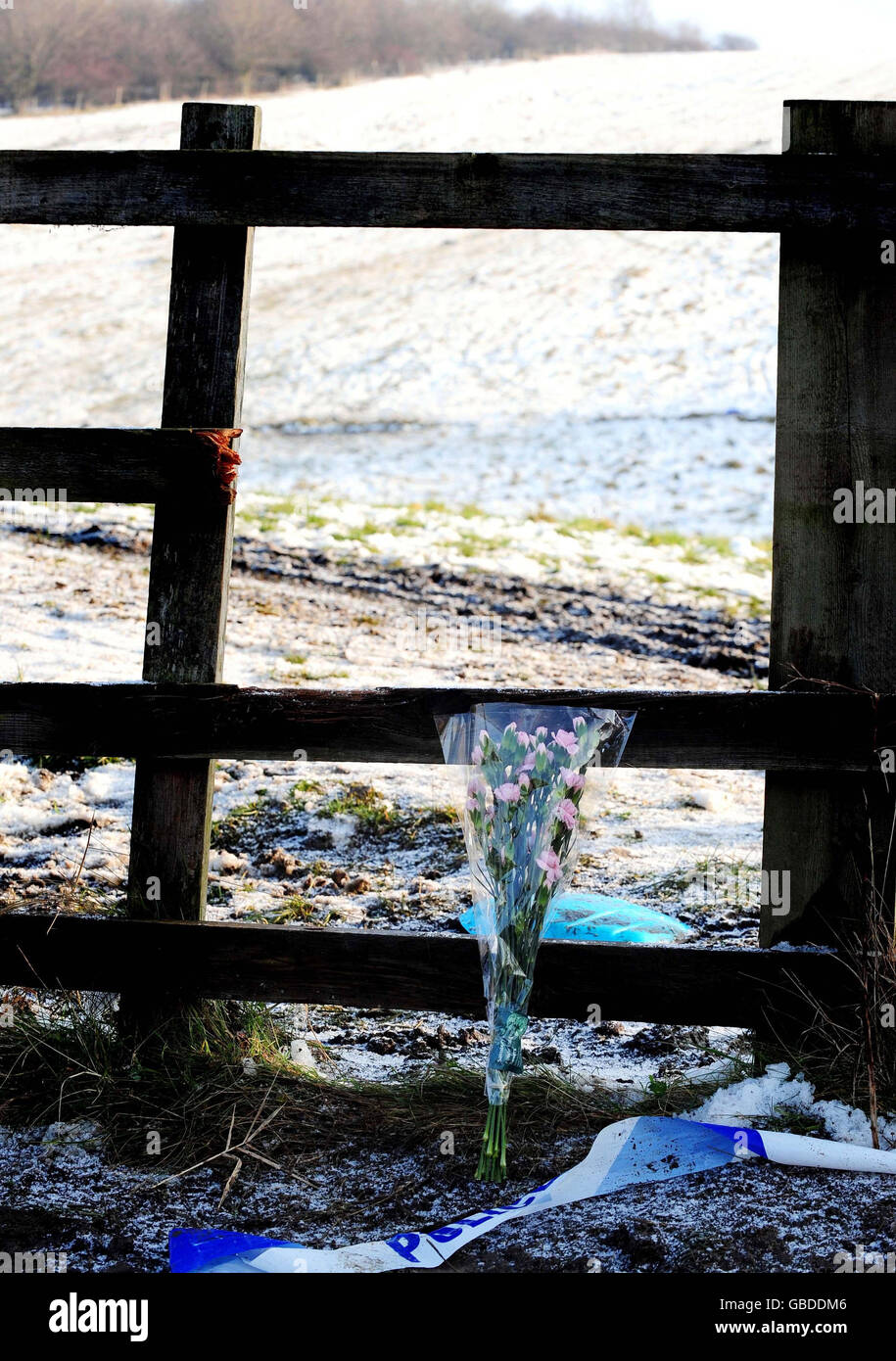 Tributes at the scene in Rother Valley Country Park, in Rotherham ...