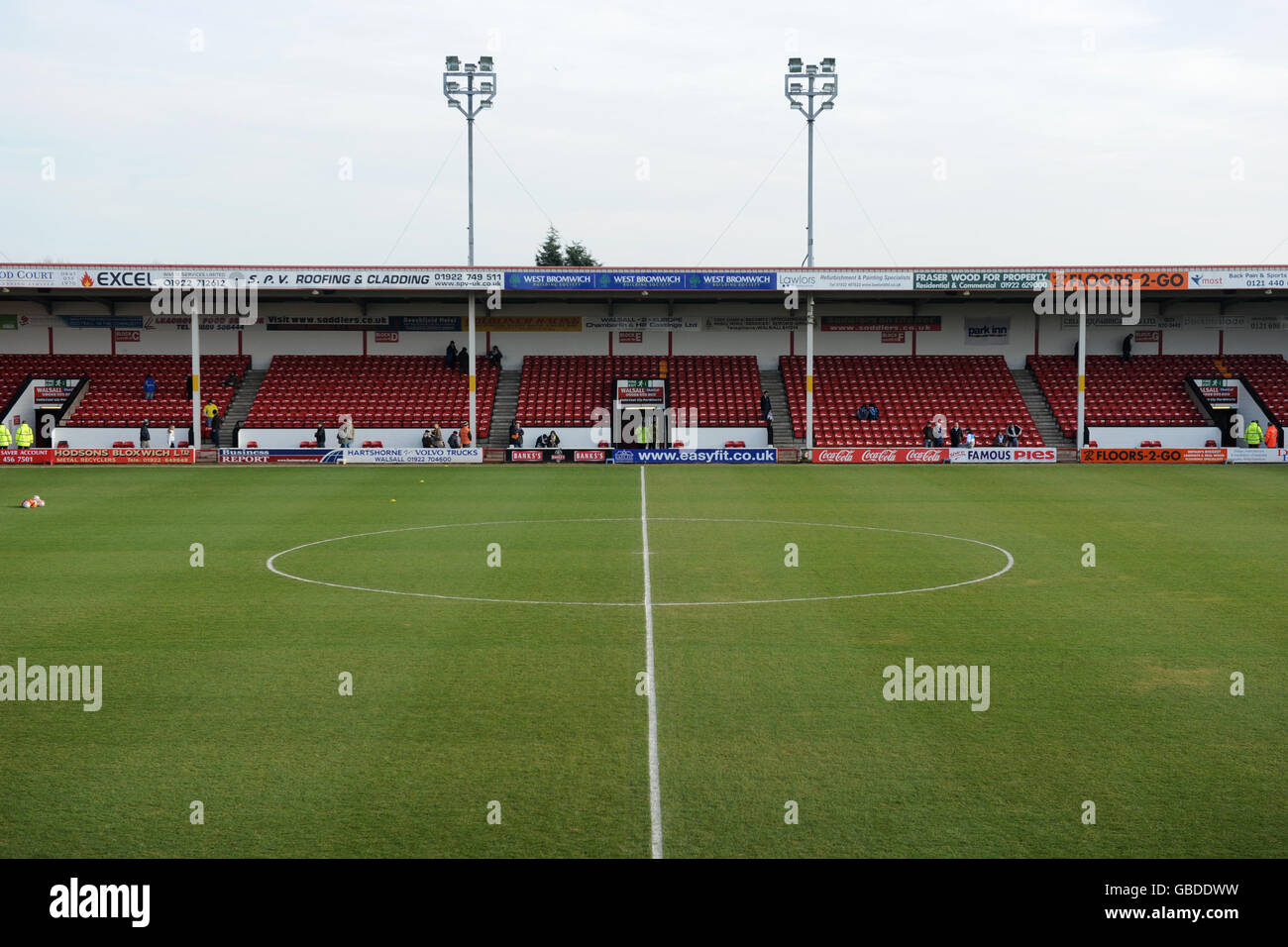 A general view bescot stadium hi-res stock photography and images - Alamy