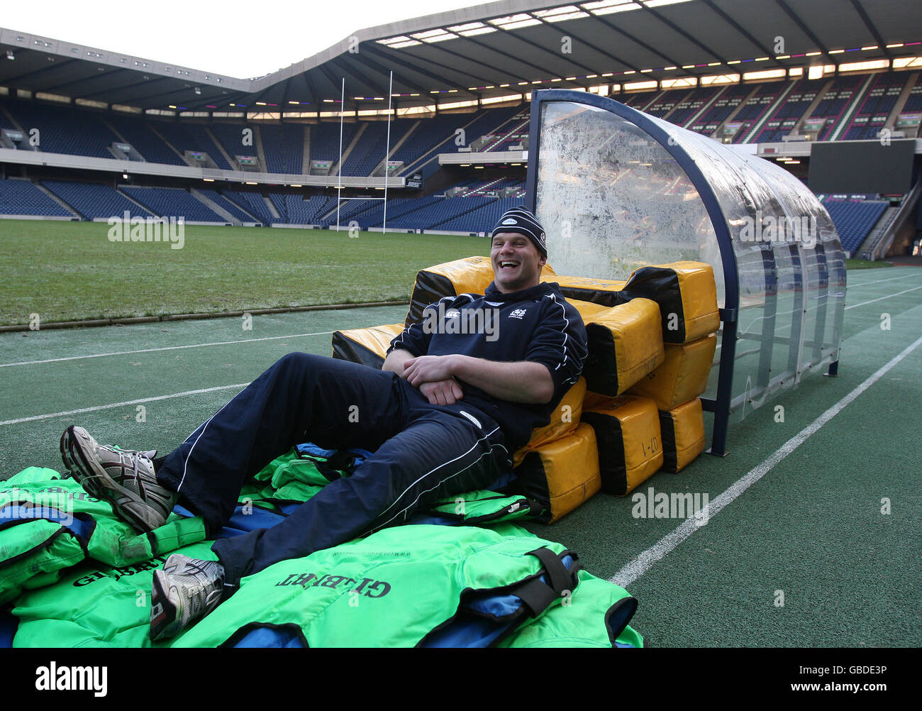 Rugby Union - Scotland Team Announcement - Murrayfield Stadium Stock ...