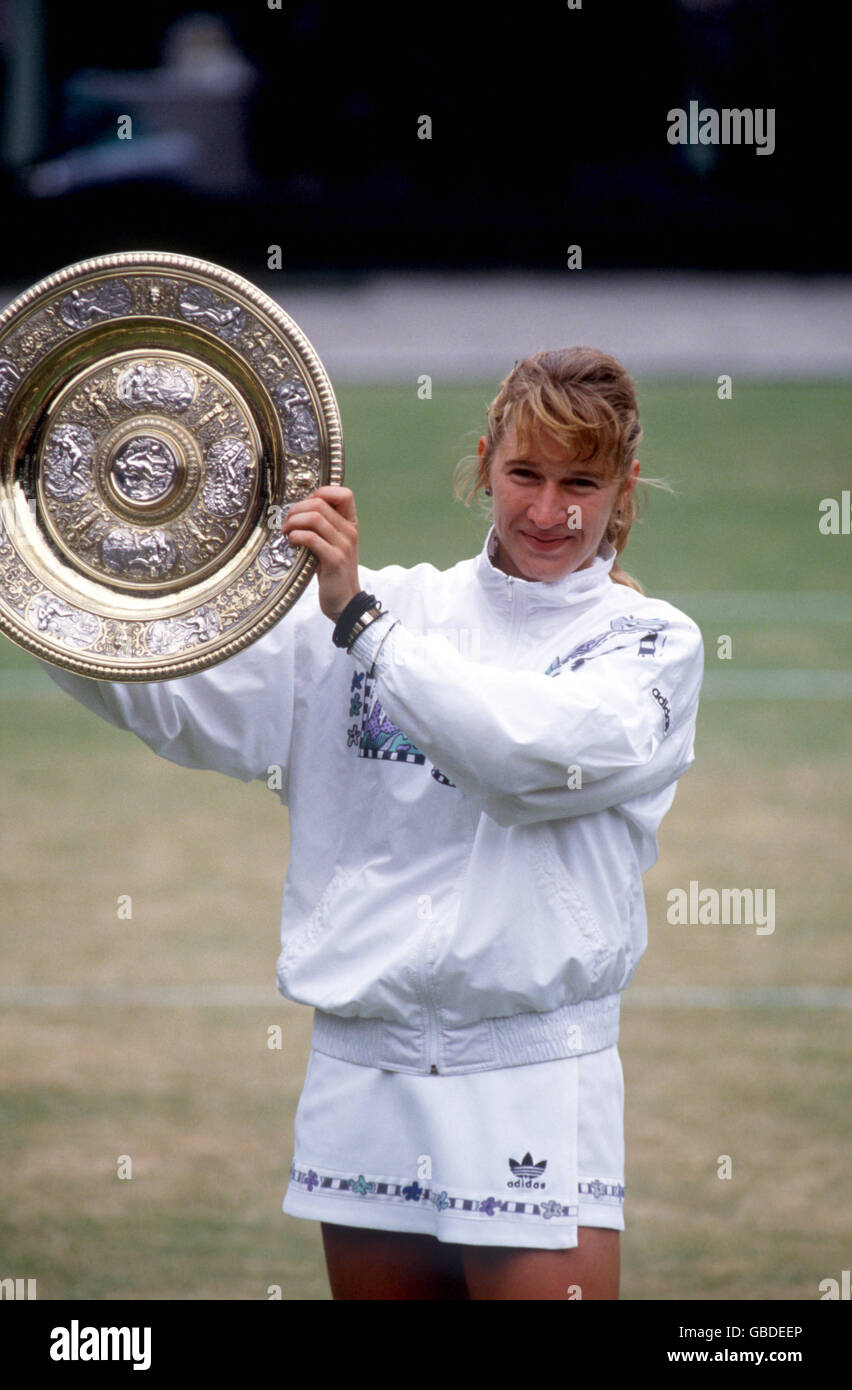Tennis - Wimbledon Championships - Ladies' Singles - Final - Steffi ...
