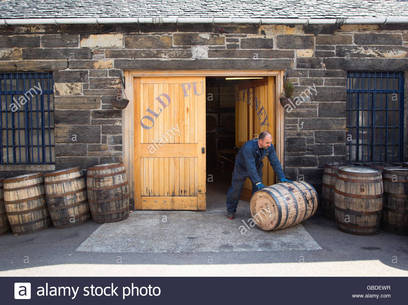 Whisky Distillery Barrel Storage High Resolution Stock Photography and ...