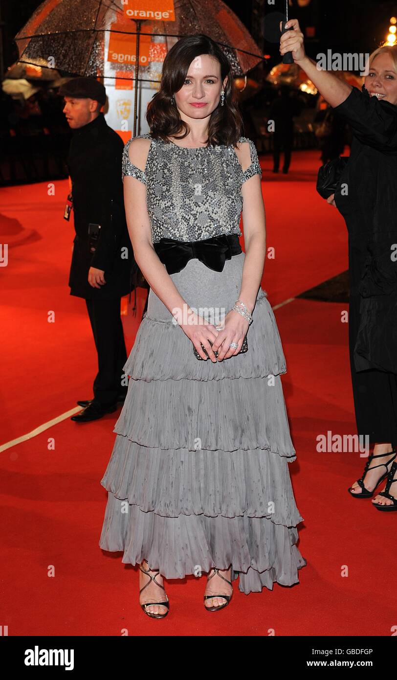 Emily Mortimer arriving for the 2009 British Academy Film Awards at the ...