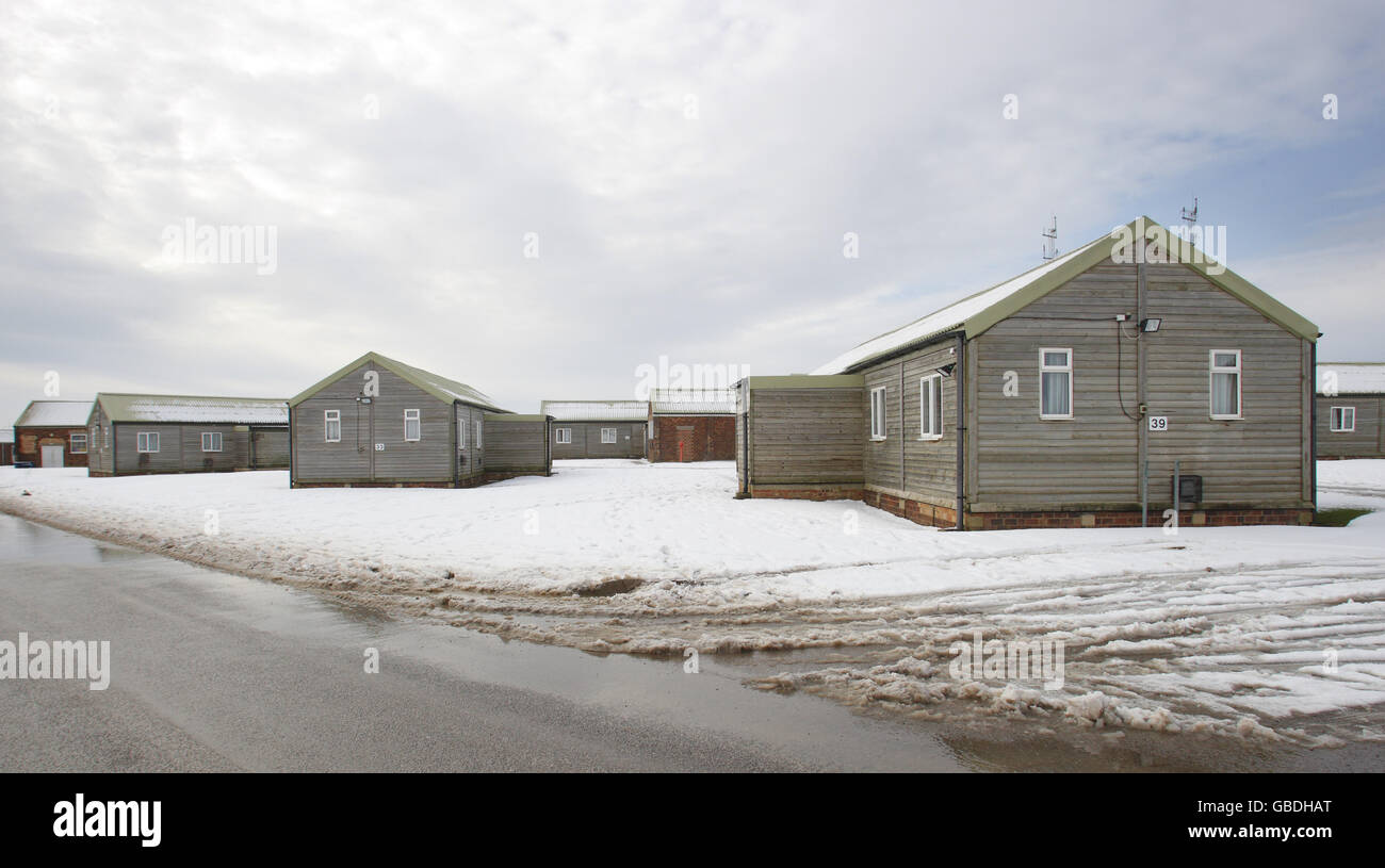 General view of Westdown Camp at Tilshead on Salisbury Plain, Wiltshire ...