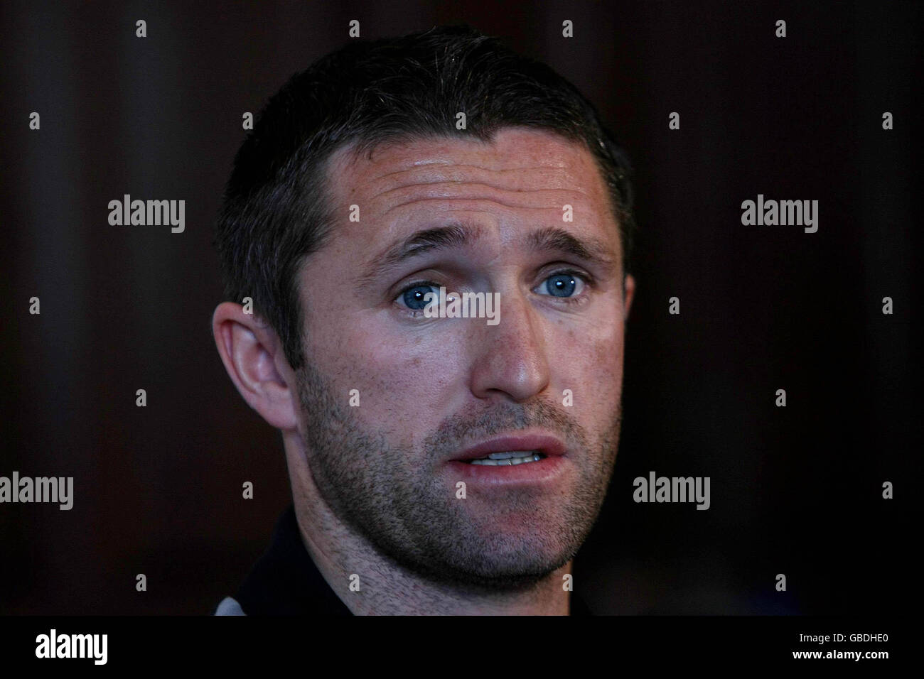 Robbie Keane during a press conference at The Grand Hotel, Malahide ...