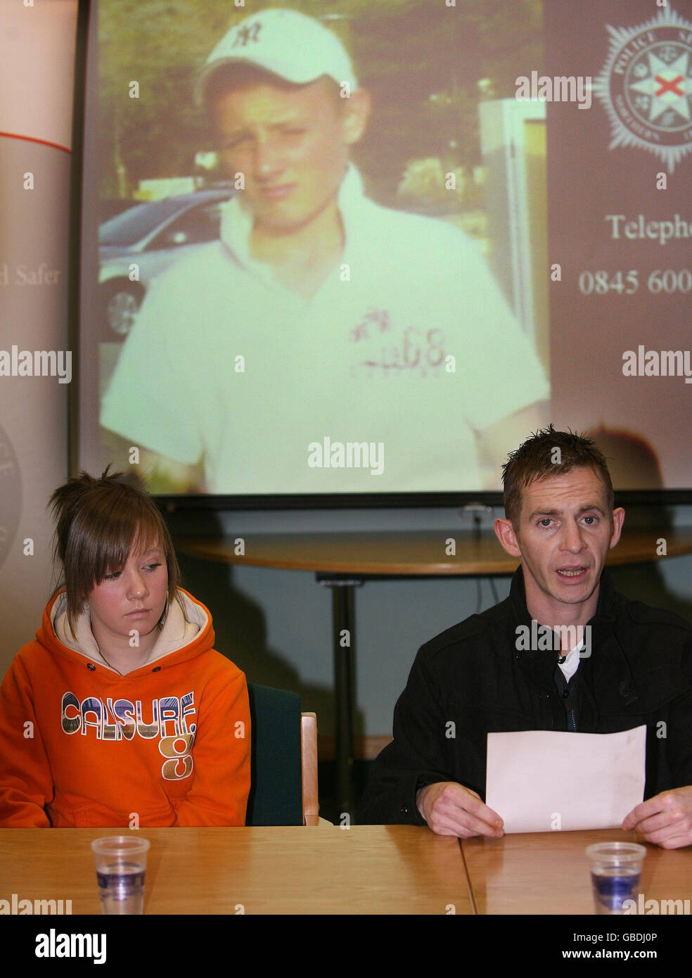 Ivan Quinn (right), father of 14-year-old murder victim Ryan Quinn ...