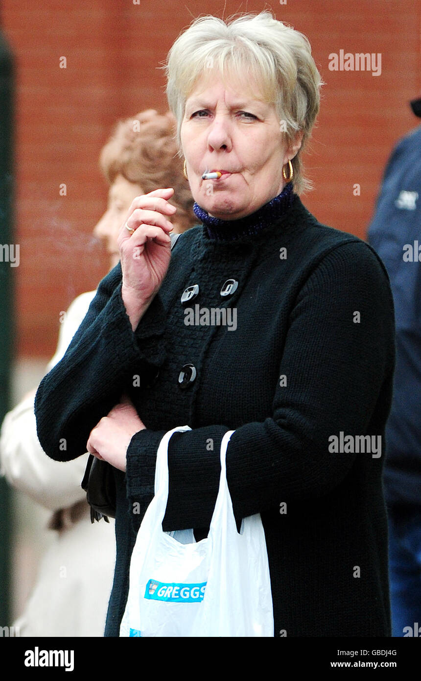 Brendon Lawrence's mother Janice Collins outside Nottingham Crown Court ...