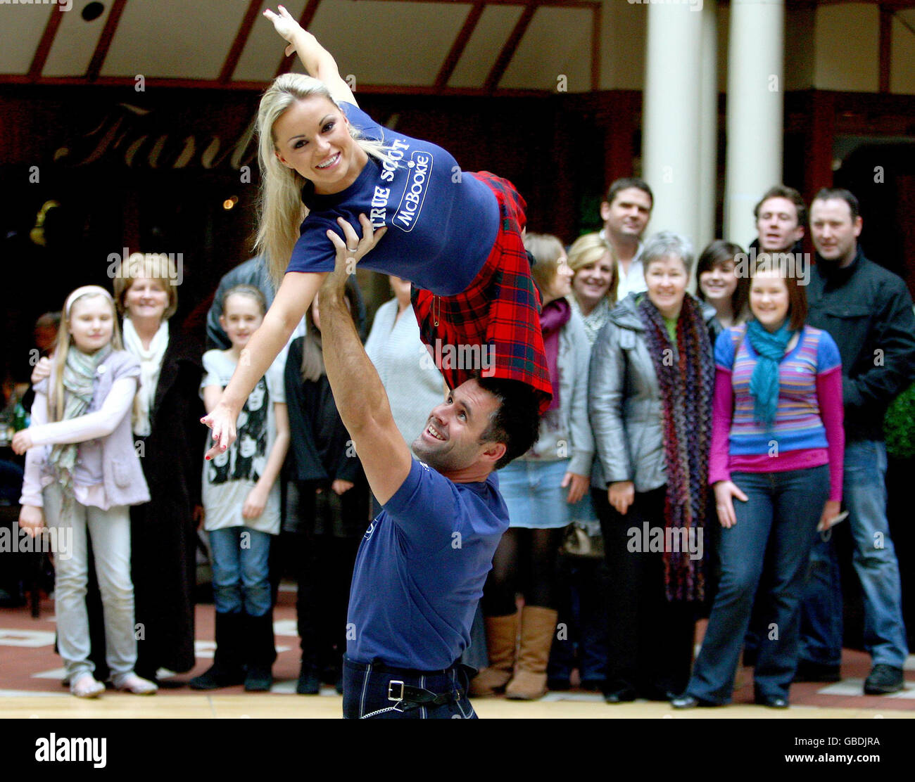 Strictly Come Dancing stars Kenny Logan and Ola Jordan practice their ...
