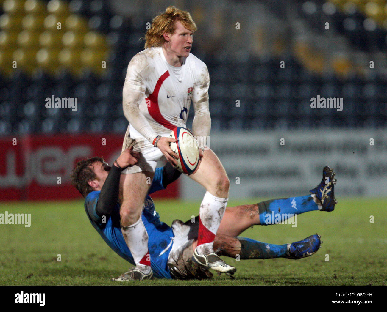 Englands will hurrell in action hi-res stock photography and images - Alamy