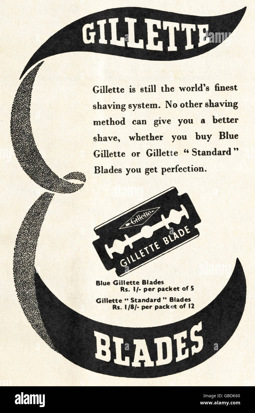 Gillette Advert Stock Photos & Gillette Advert Stock Images - Alamy