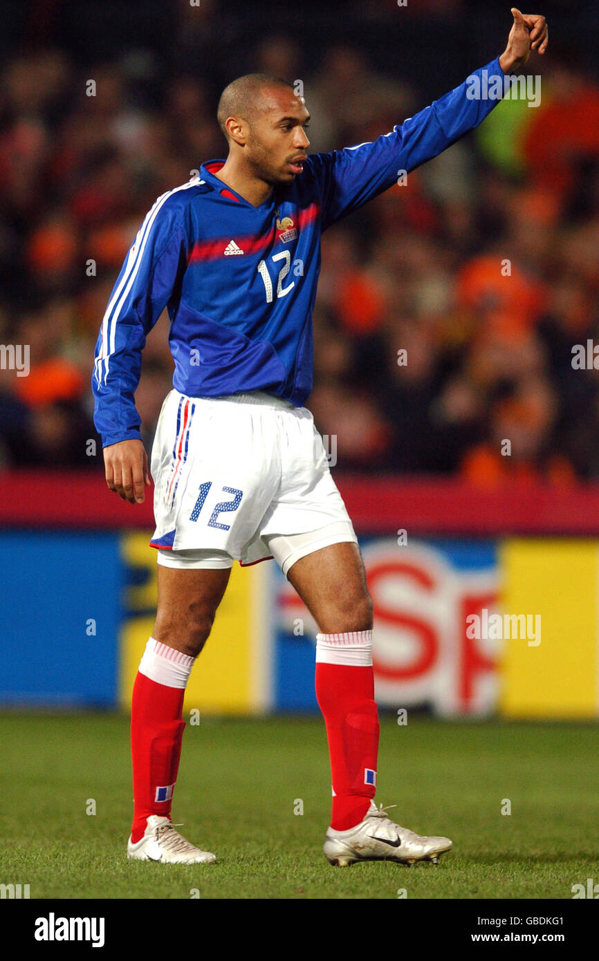 Soccer - International Friendly - Holland v France. Thierry Henry ...
