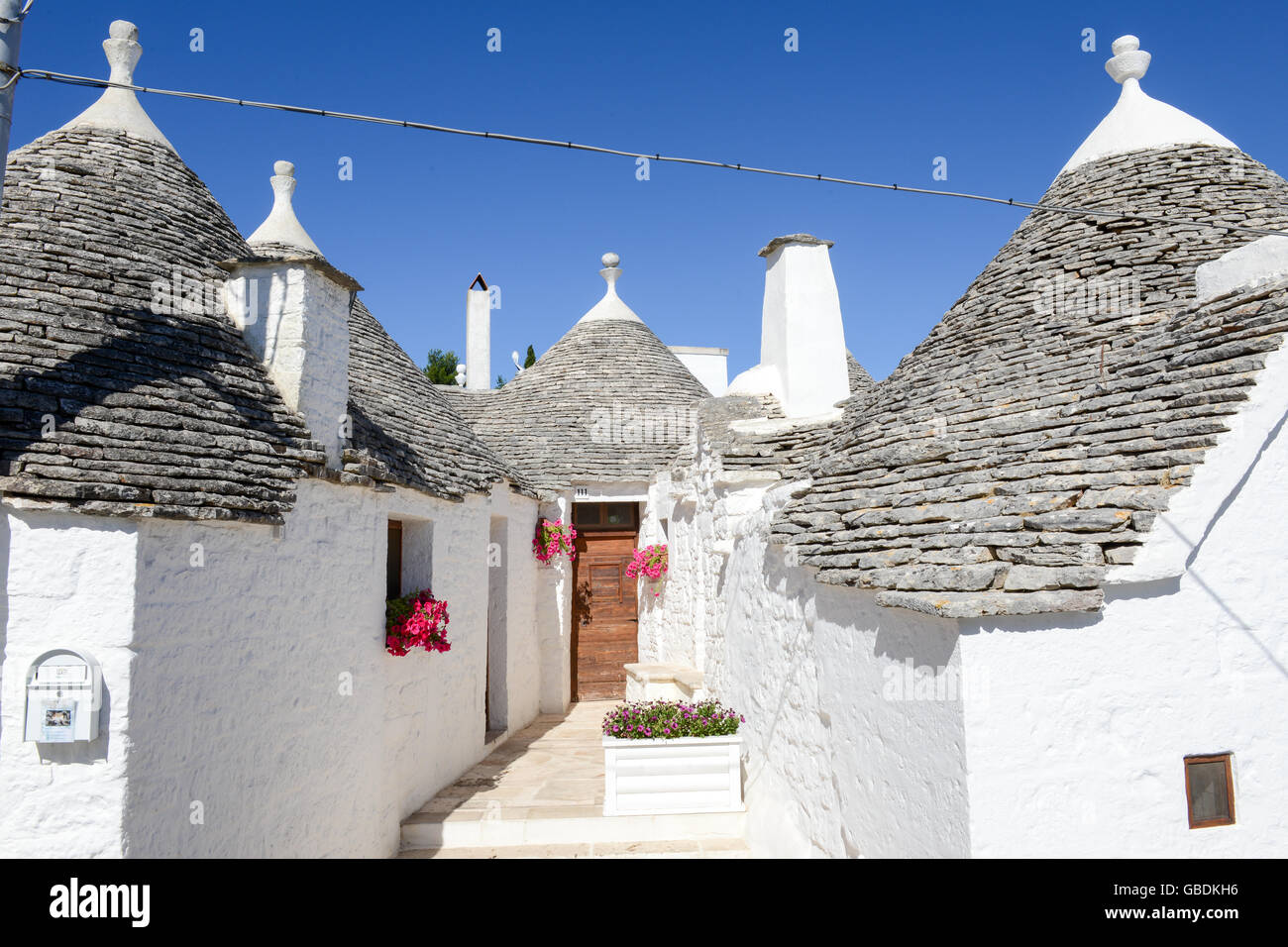 Beautiful town of Alberobello with trulli houses, Unesco world heritage ...