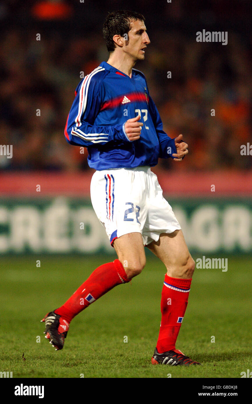 Soccer - International Friendly - Holland v France. Johan Micoud ...