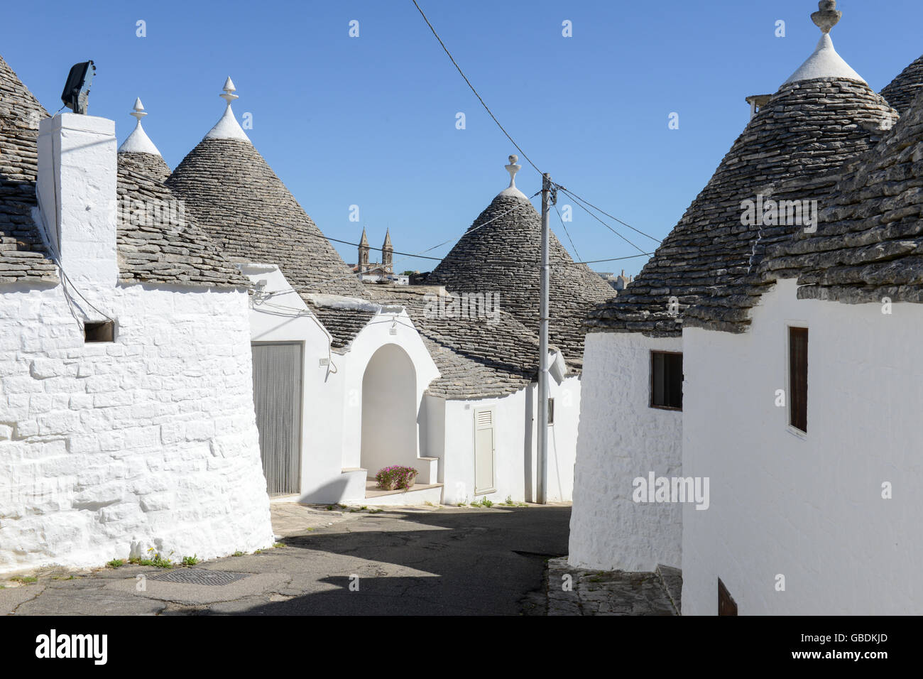 Beautiful town of Alberobello with trulli houses, Unesco world heritage ...