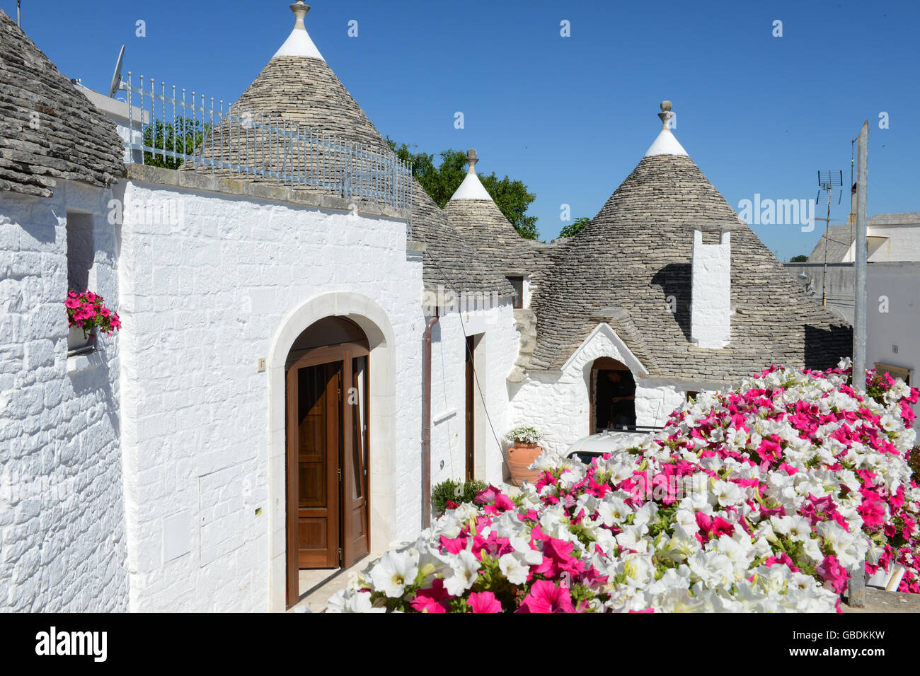 Beautiful town of Alberobello with trulli houses, Unesco world heritage ...