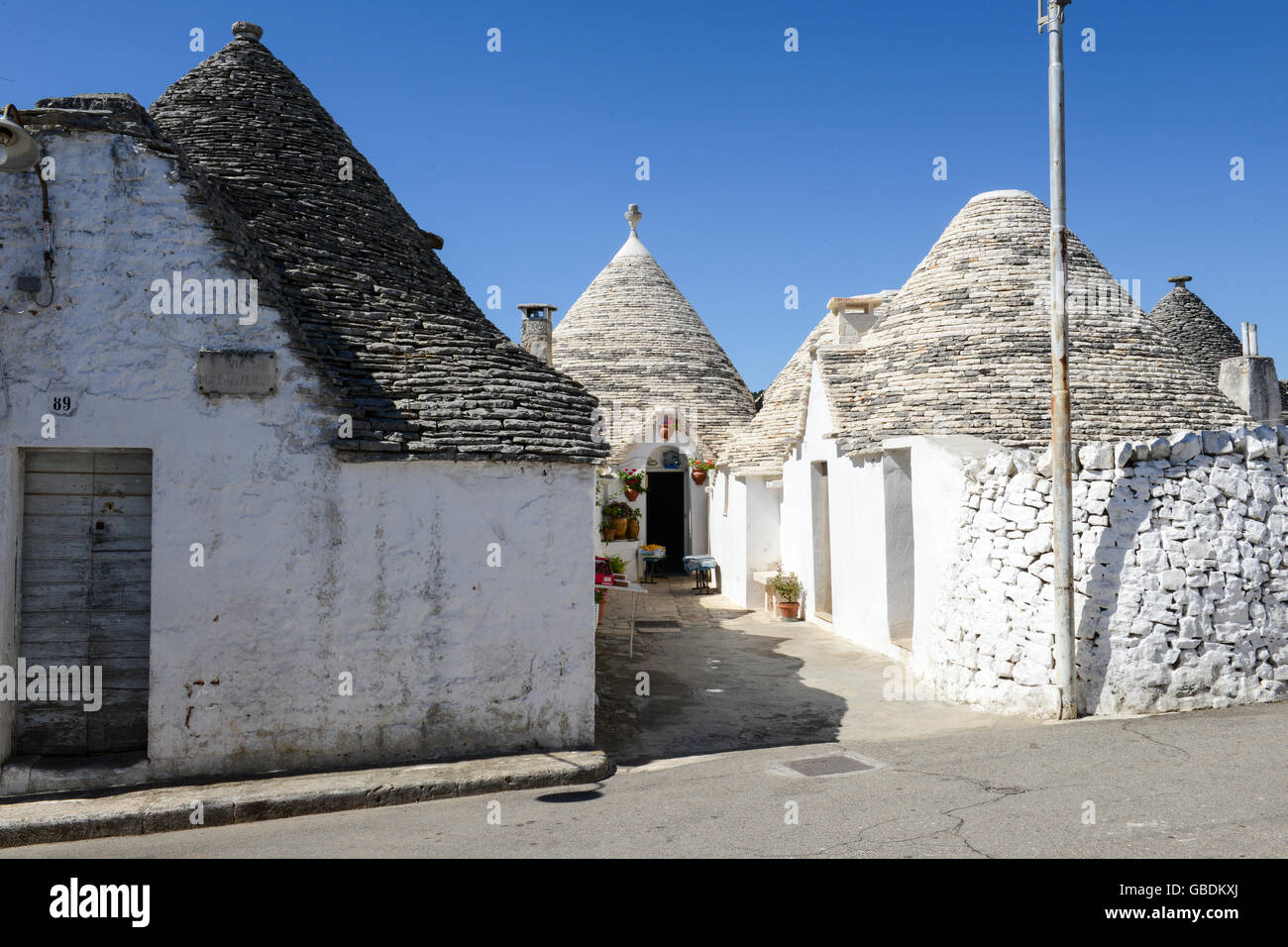 Beautiful town of Alberobello with trulli houses, Unesco world heritage ...