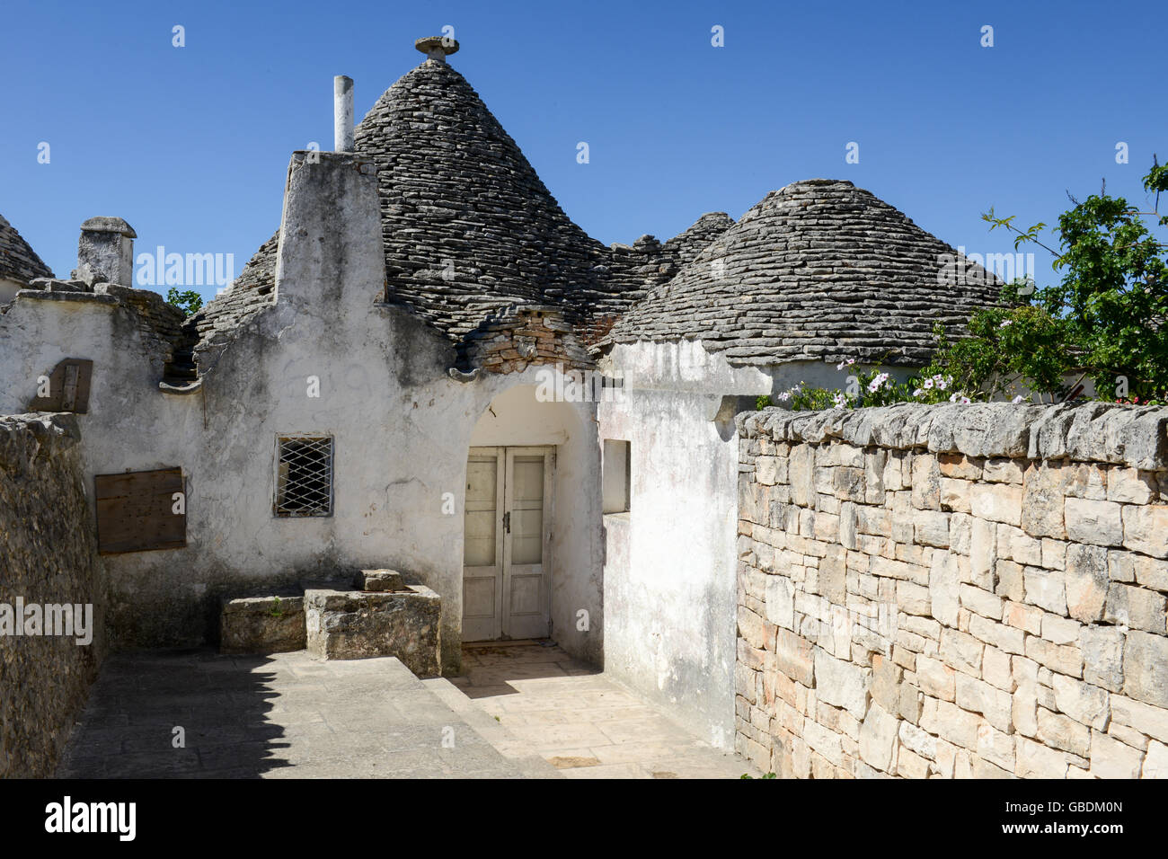 Beautiful town of Alberobello with trulli houses, Unesco world heritage ...