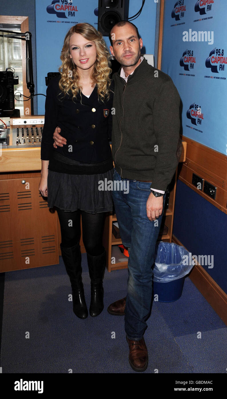 Capital Radio guests - London Stock Photo - Alamy