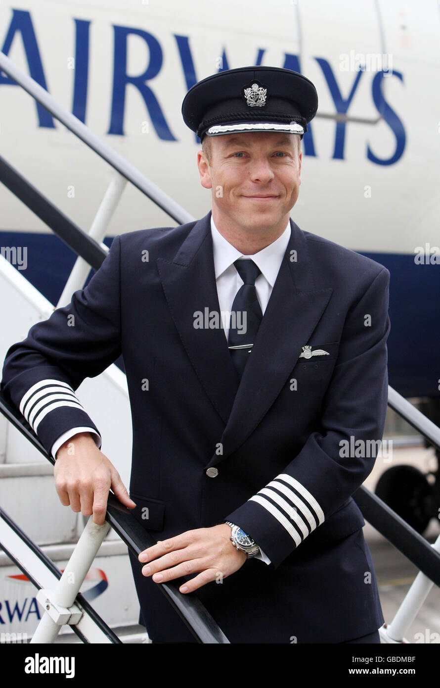 Hoy plane name honour Stock Photo - Alamy