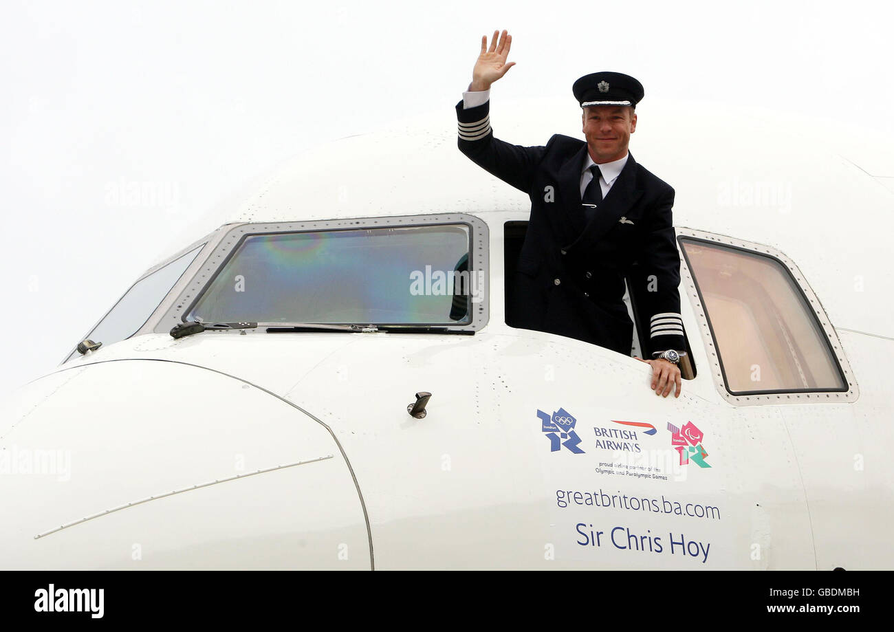 Hoy plane name honour Stock Photo - Alamy
