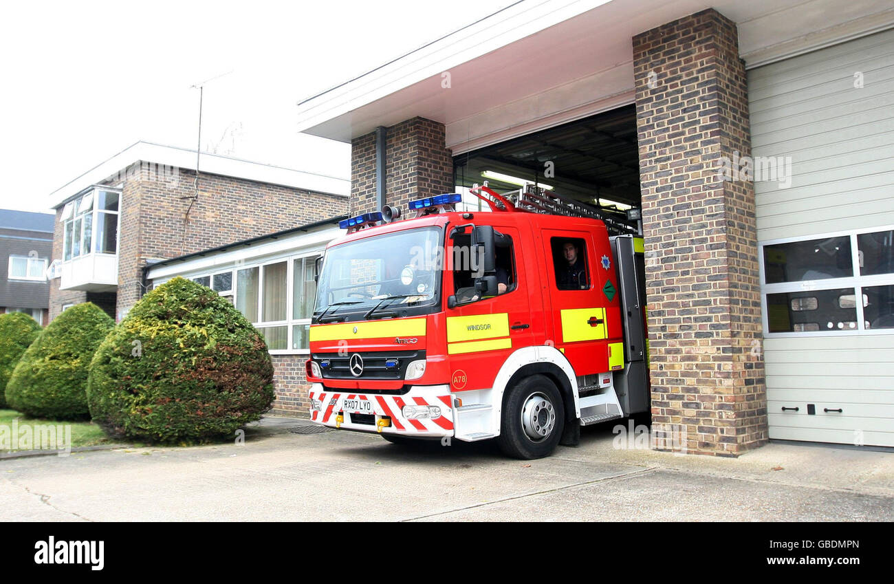Windsor Fire Station court case Stock Photo - Alamy