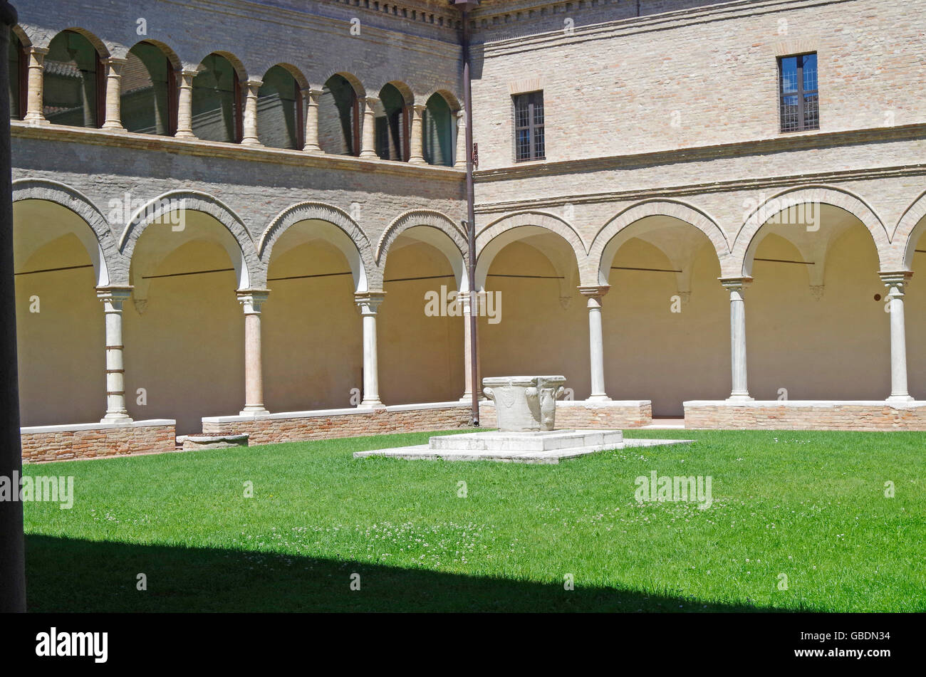 Ravenna, Italy, Ancient Franciscan Cloisters Stock Photo - Alamy