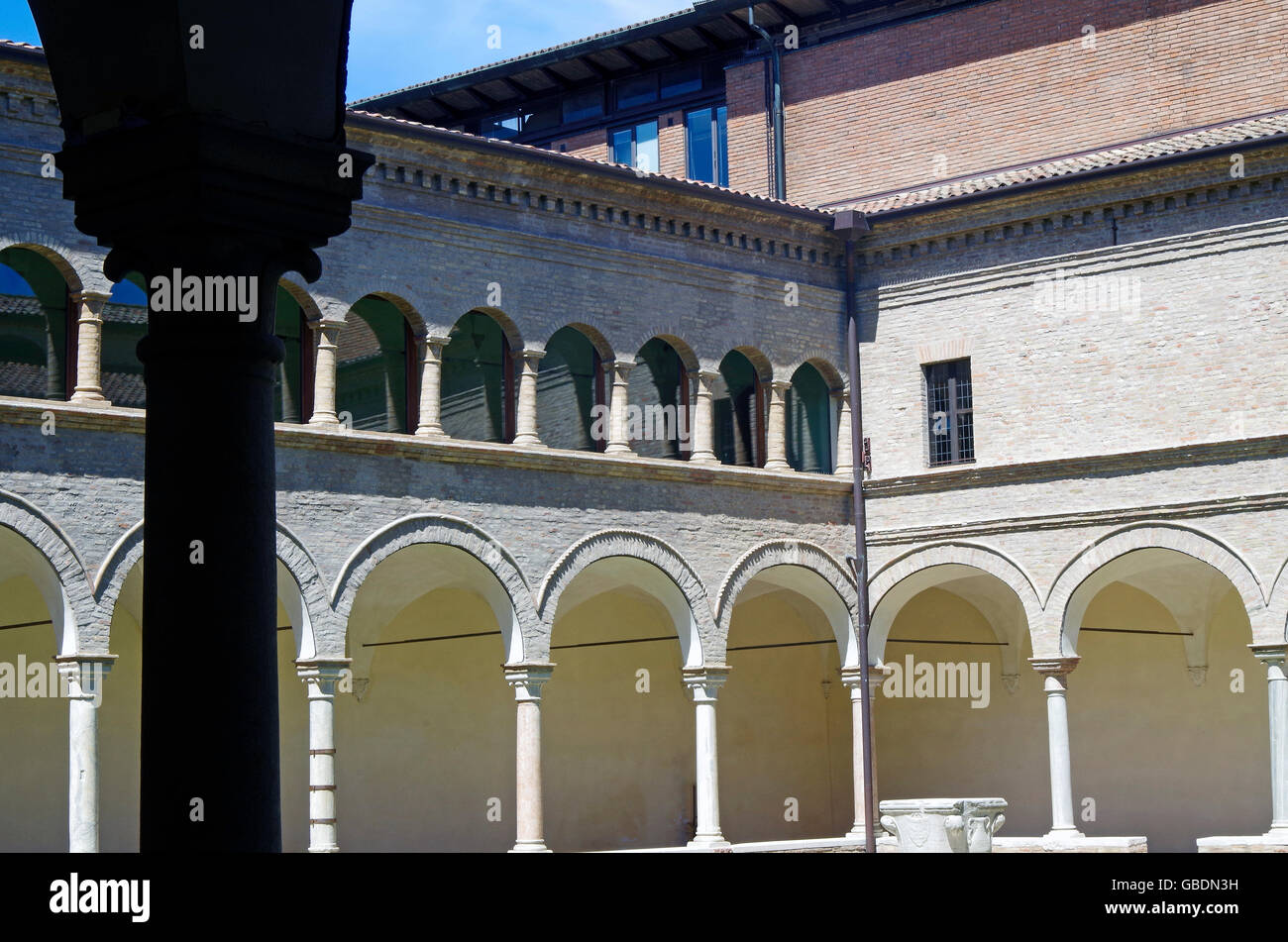 Ravenna, Italy, Ancient Franciscan Cloisters Stock Photo - Alamy