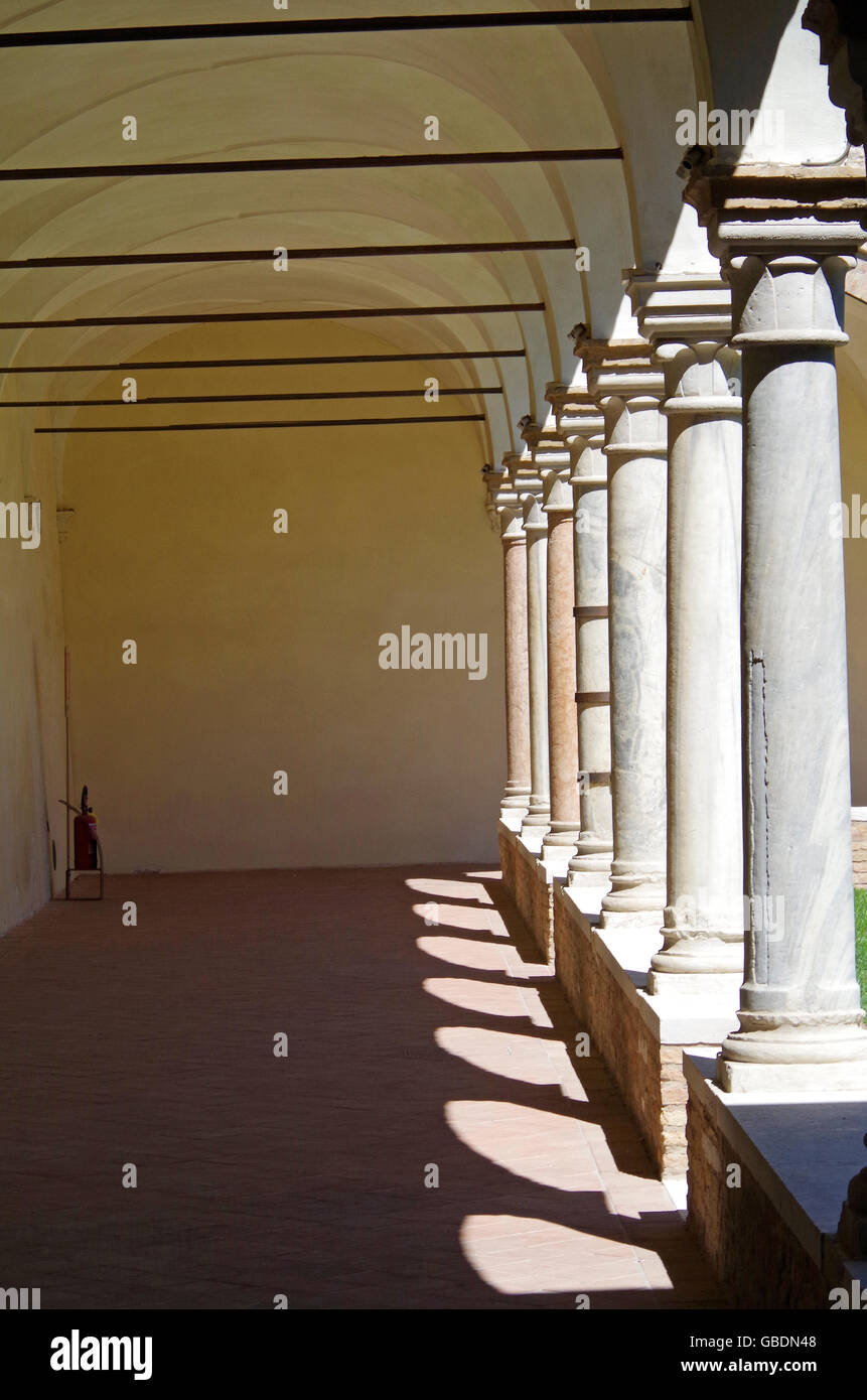 Ravenna, Italy, Ancient Franciscan Cloisters Stock Photo - Alamy
