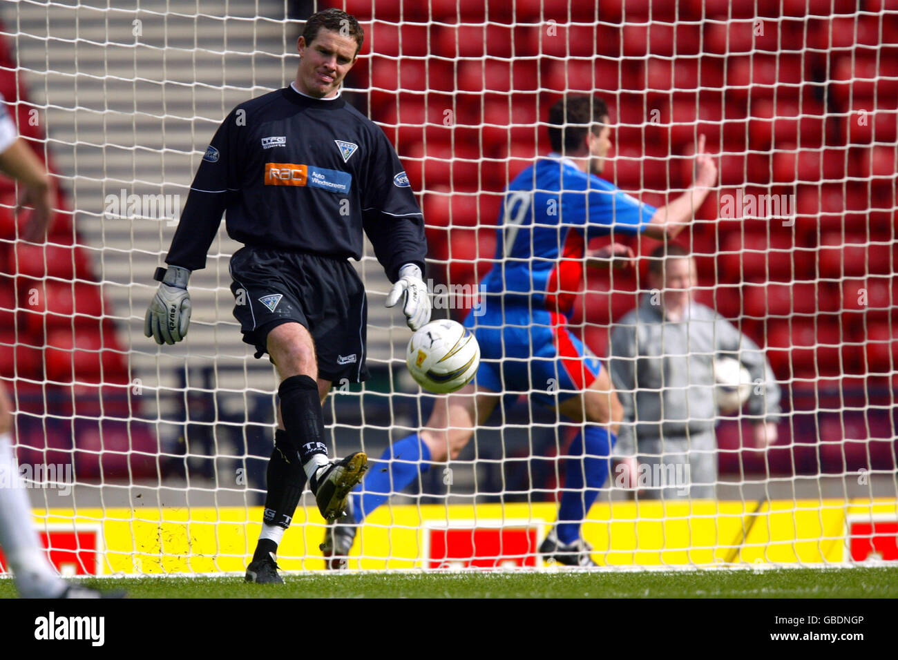 Inverness Caledonian Thistle's Paul Ritchie goes off to celebrate his ...