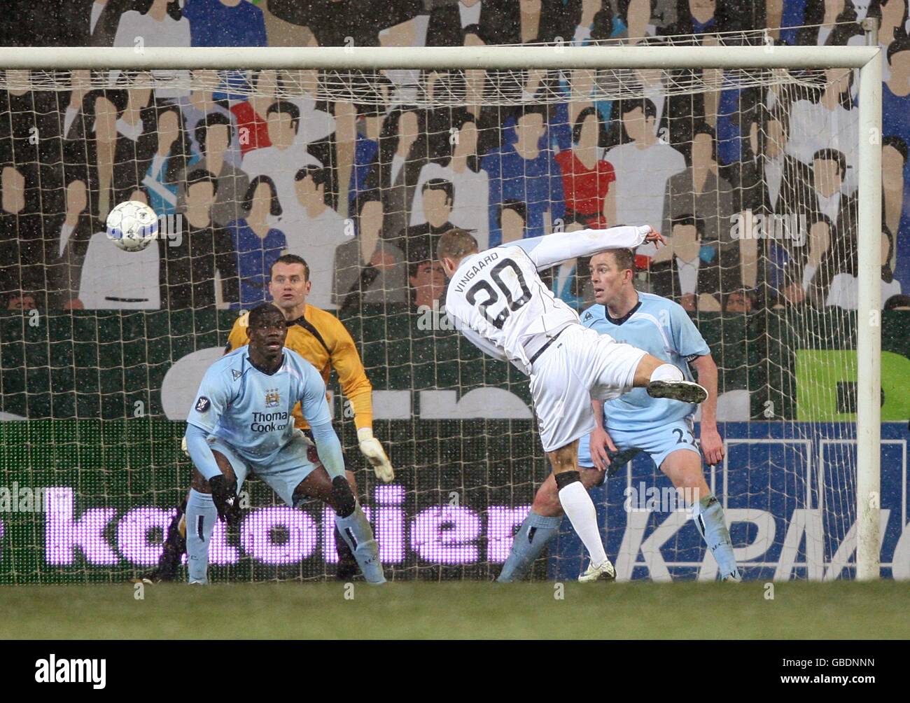 FC Copenhagen's Martin Vingaard scores their second equalising goal ...
