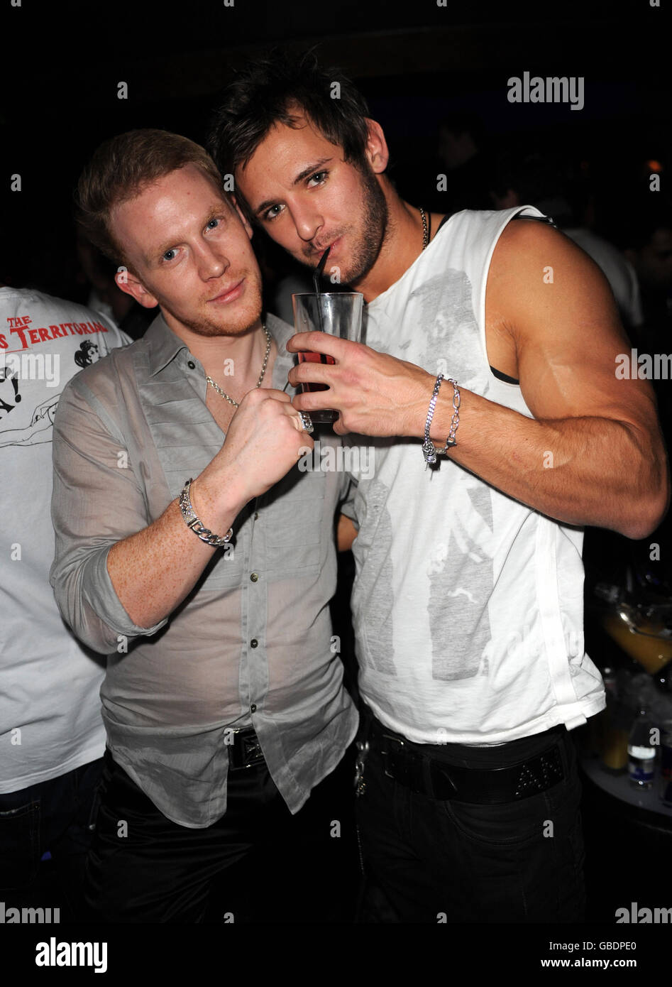 Nuts Magazine Covers Party - London. Rex Newmark and Stuart Pilkington ...