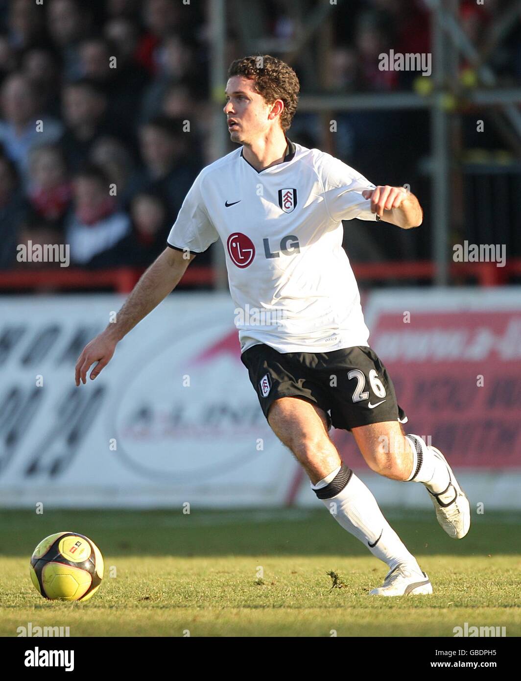 Soccer fa cup fourth round kettering town fulham rockingham road hi-res ...