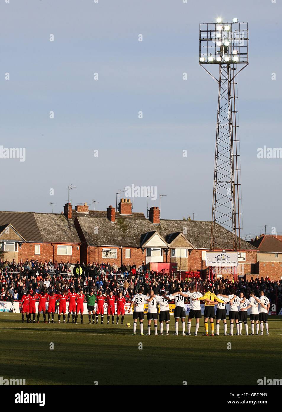 Football teams line up hi-res stock photography and images - Alamy