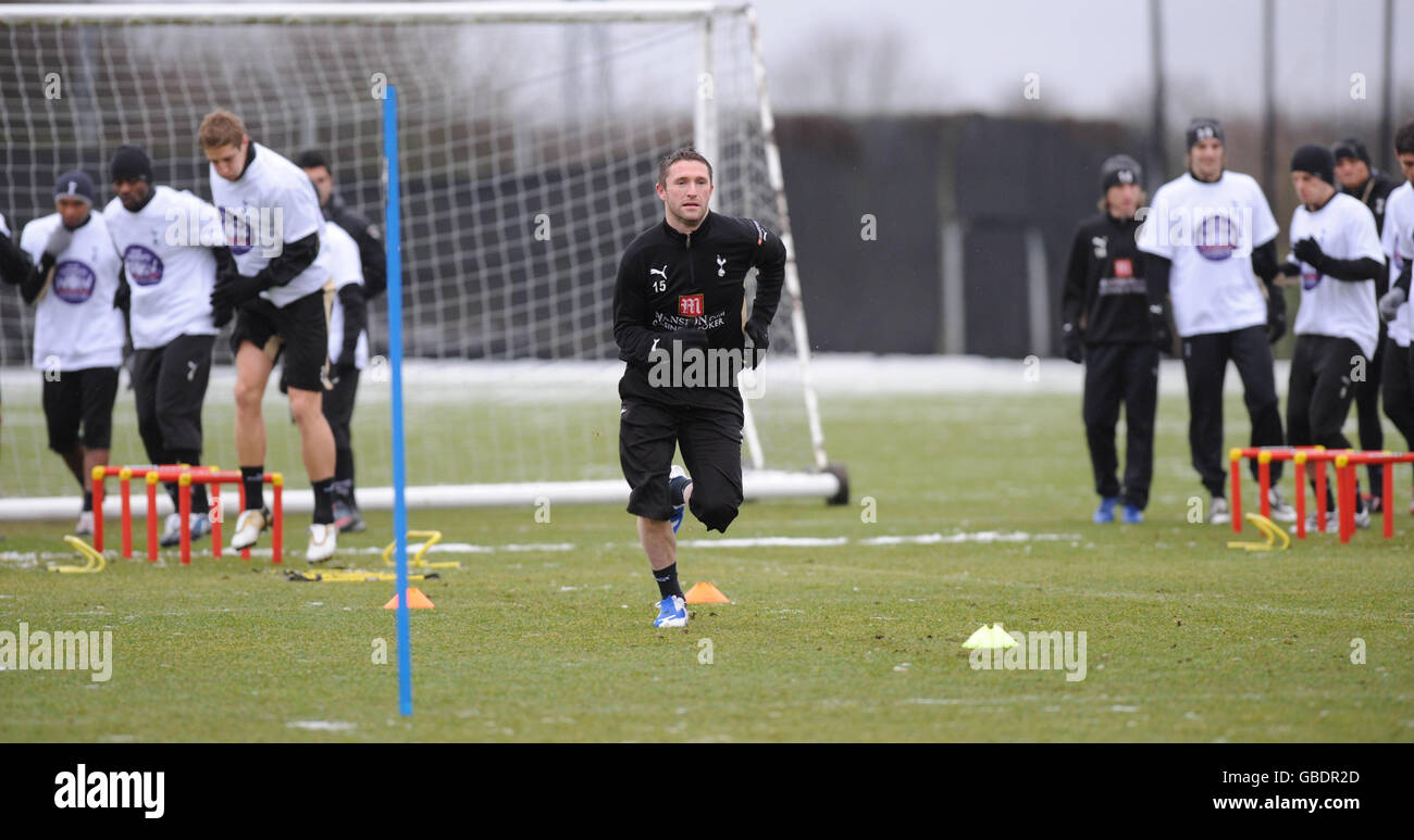Soccer - Tottenham Training Session - Spurs Lodge Stock Photo - Alamy