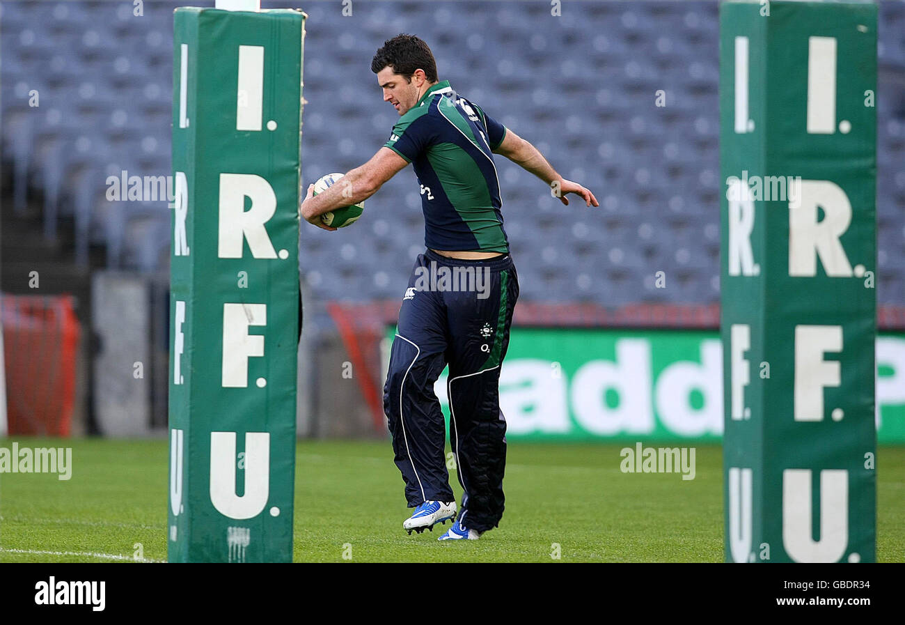 Rugby Union - Ireland Captains Run - Croke Park Stock Photo - Alamy