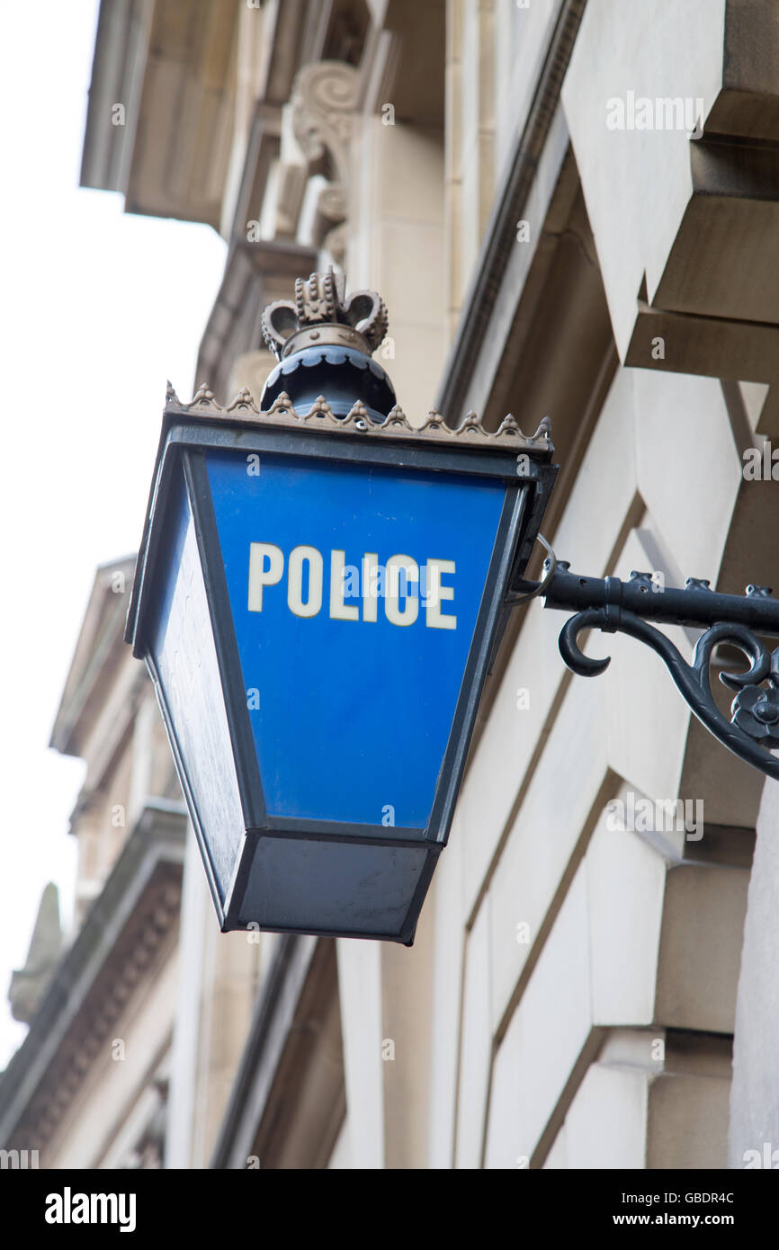 Police Station Sign; England; UK Stock Photo - Alamy