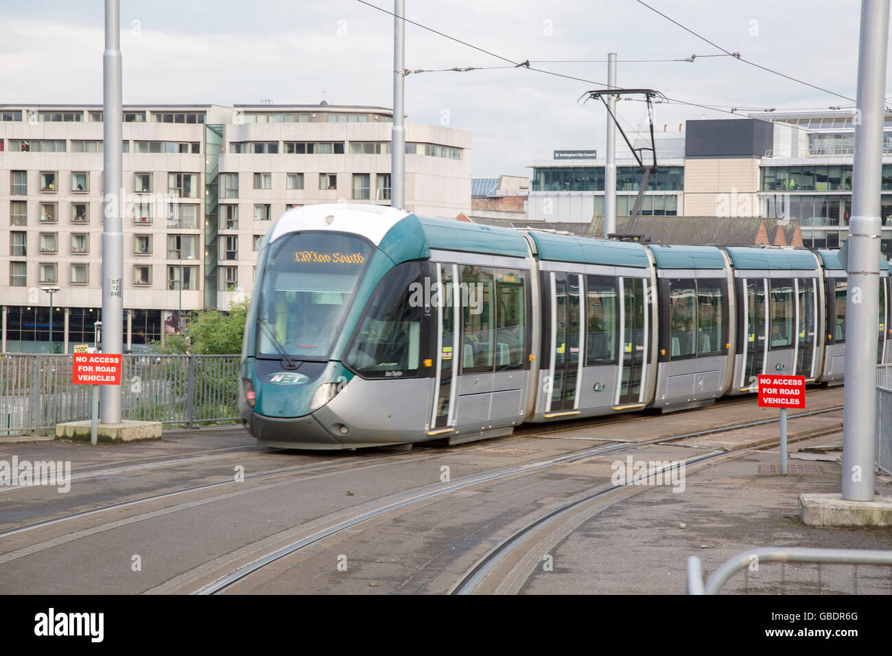 Nottingham tram system hi-res stock photography and images - Alamy