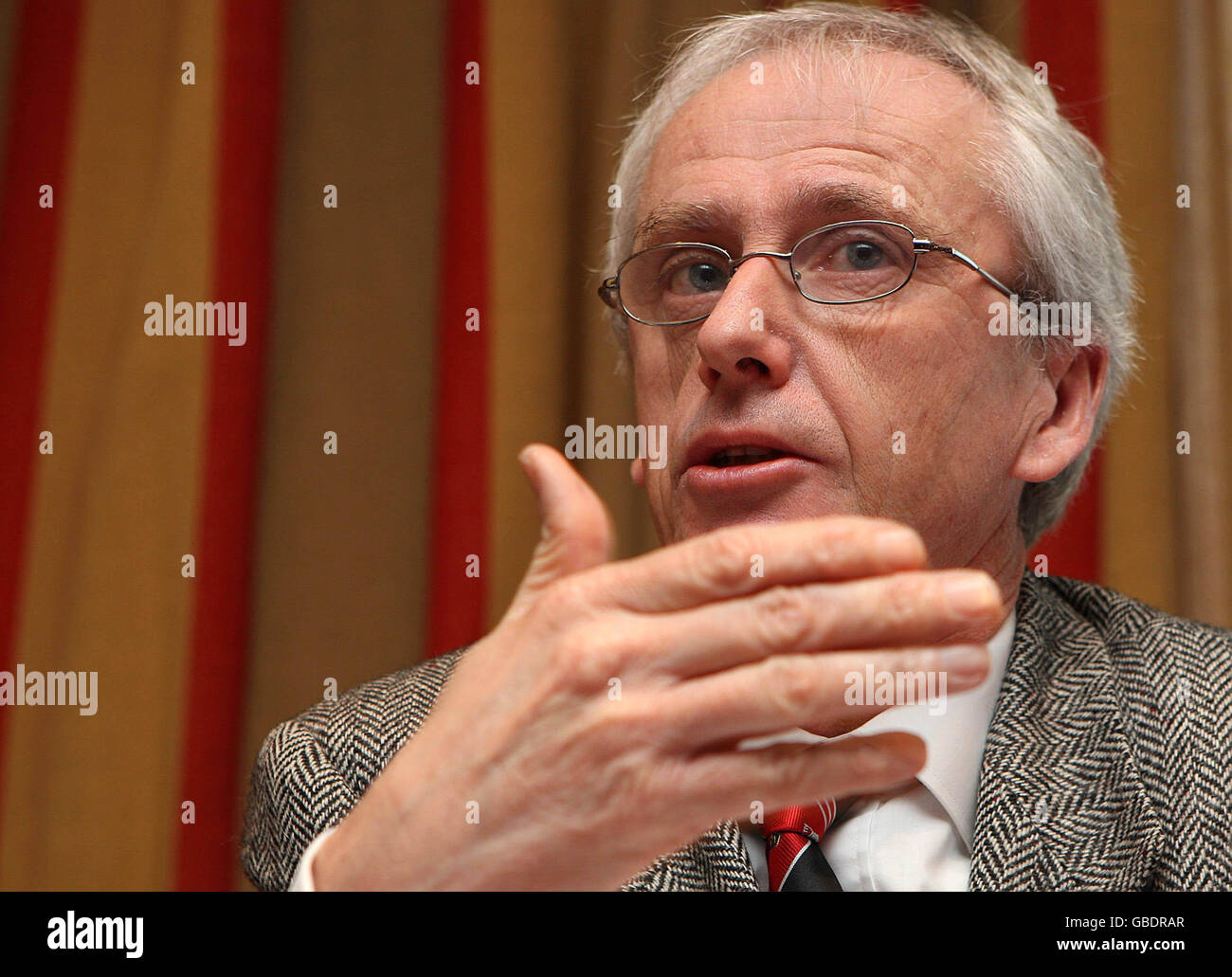 John Treacy, CEO of Irish Sports Council, attends a press conference in ...