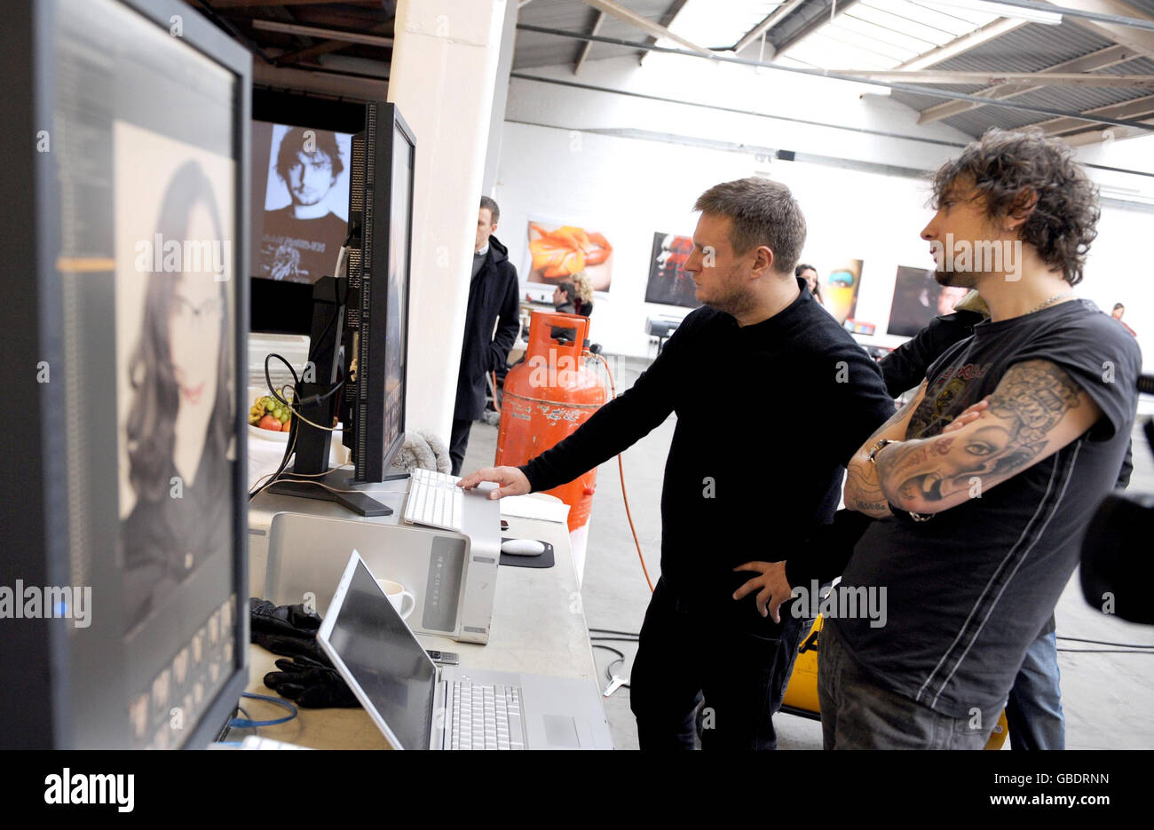 Celebrity photographer Rankin (left) previews his latest project Rankin ...