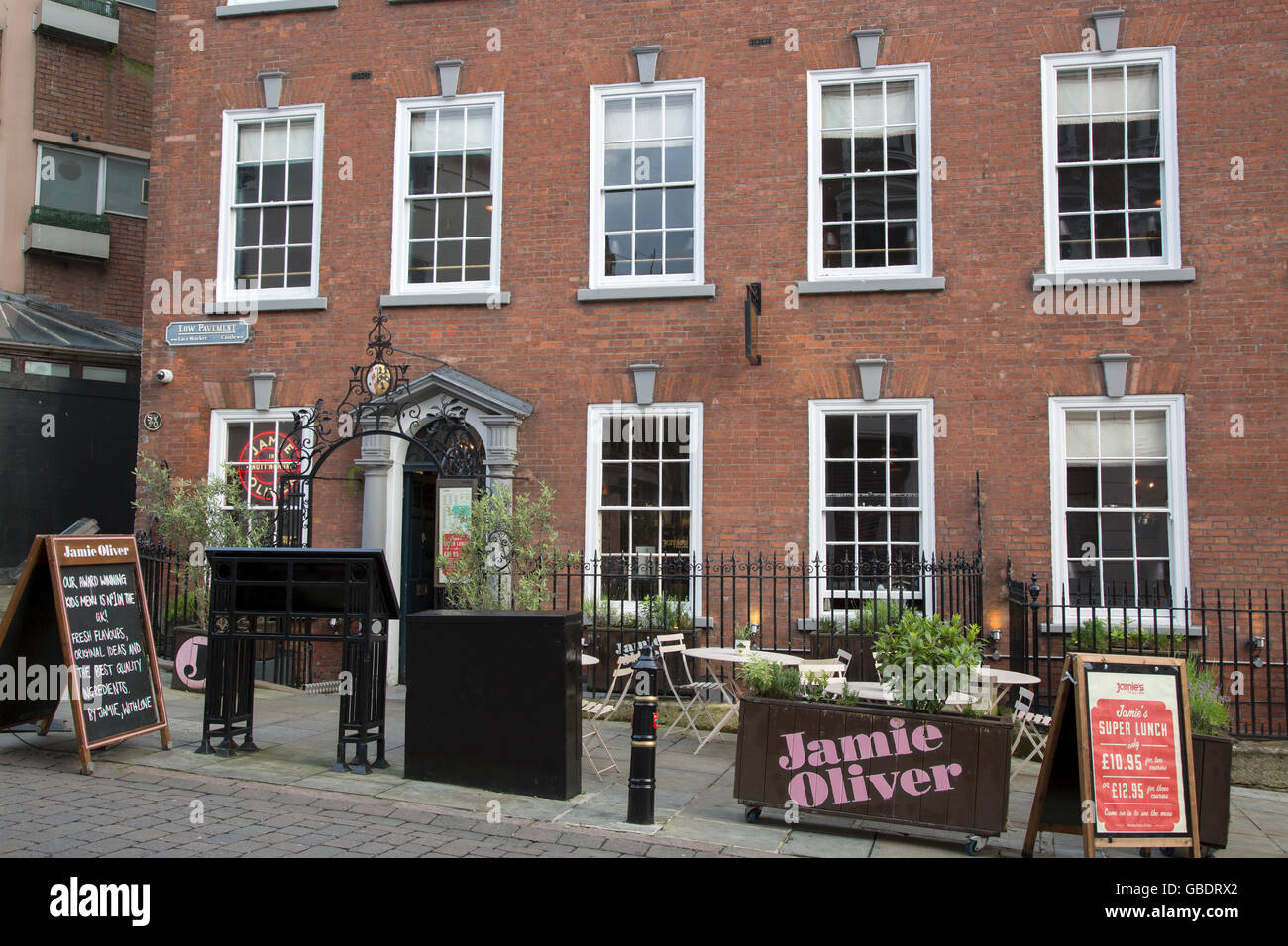 Jaime Oliver Restaurant, Nottingham; England; UK Stock Photo - Alamy